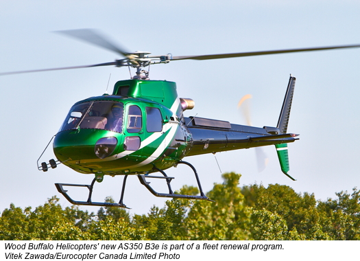 Eurocopter AS350 B3e selected by Wood Buffalo for fleet expansion ...