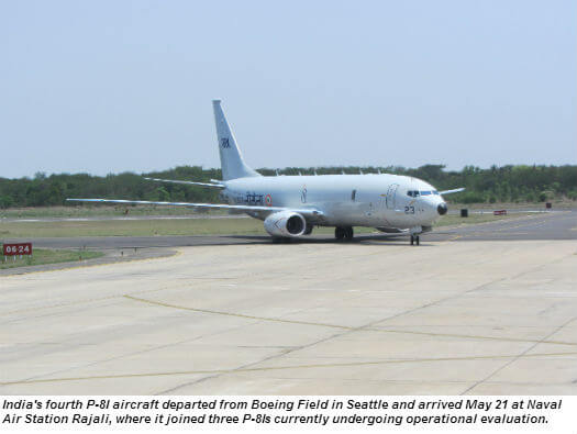 Boeing delivers fourth P-8I maritime patrol aircraft to India - Skies Mag