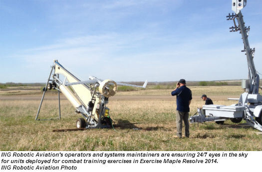 ING Robotic Aviation flying at Canadian Army Exercise Maple Resolve ...